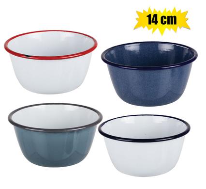Pudding basin 14cm enamel – Hooraah